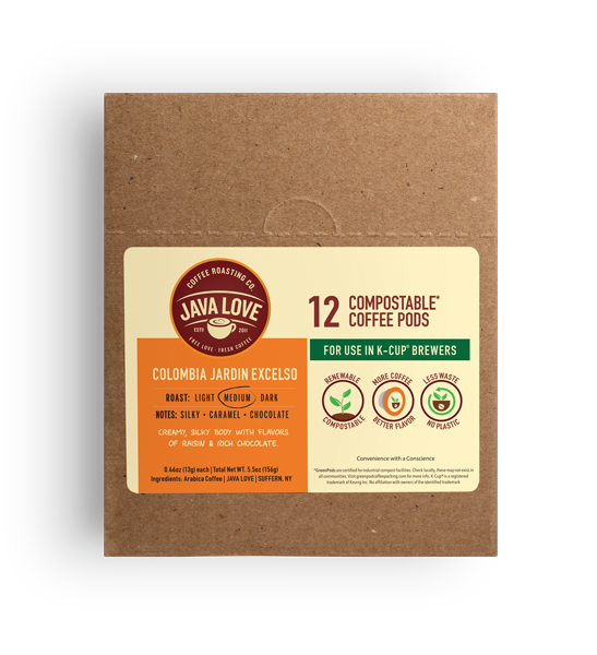 Colombia Jardin Excelso K-Cups – Java Love Coffee